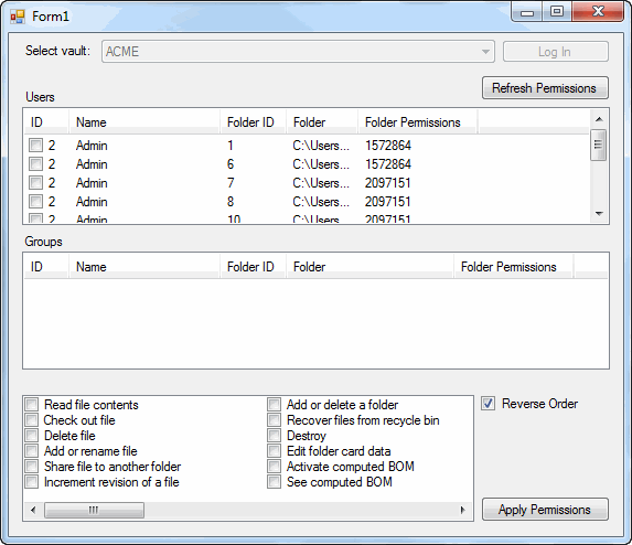 2018 Solidworks Api Help Get And Set Folder Permissions Example Vbnet