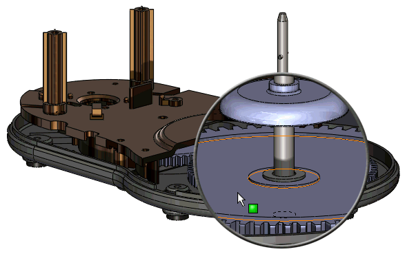 Utilización de la lupa - 2010 - Ayuda de SOLIDWORKS