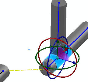 Mover uma peça usando a tríade - 2011 - Ajuda do SOLIDWORKS