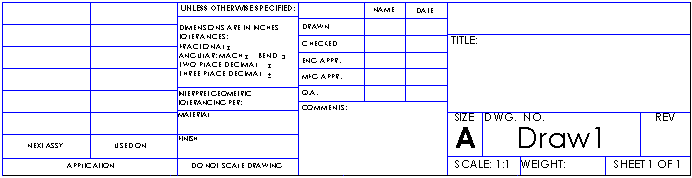 Bloques de título - 2011 - Ayuda de SOLIDWORKS