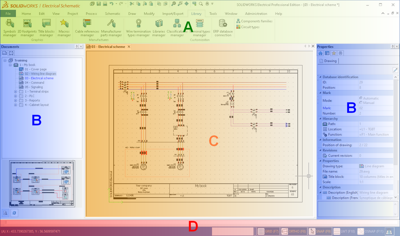 Interface Description 2022 Solidworks Electrical Help